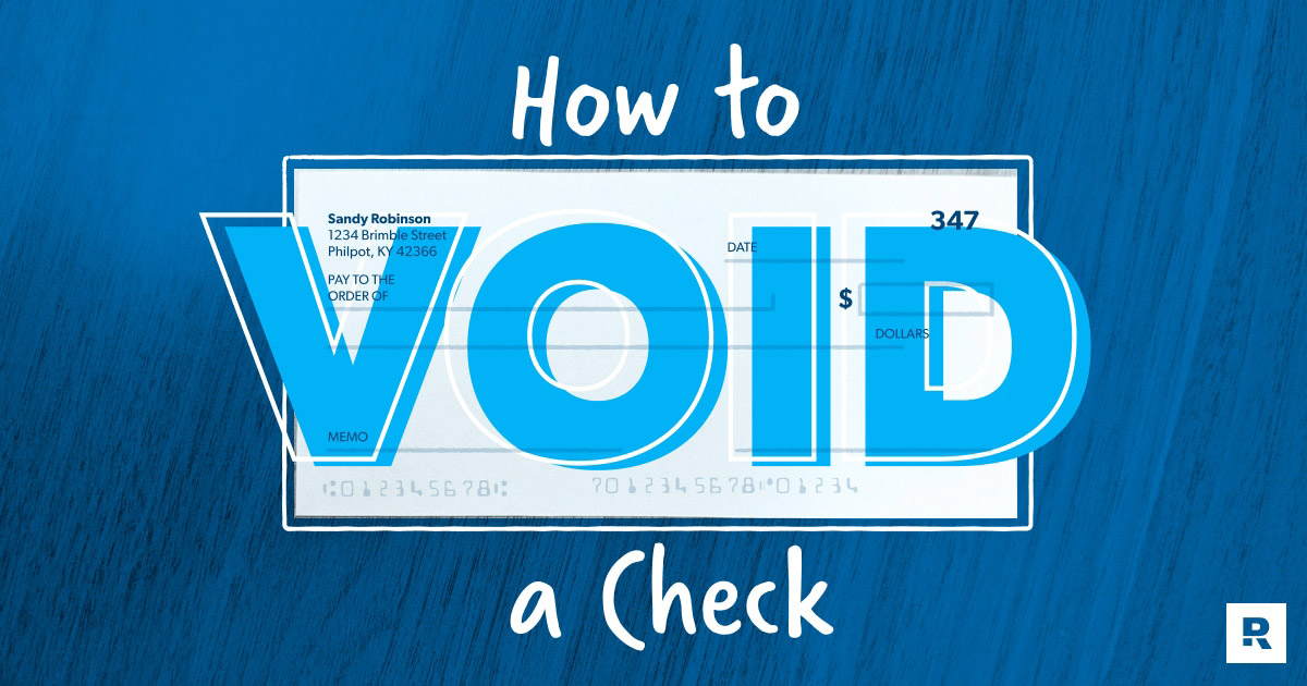How to Void a Check | Indestata