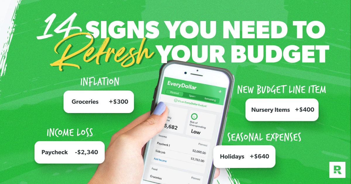 14 Signs You Need to Refresh Your Budget | Indestata